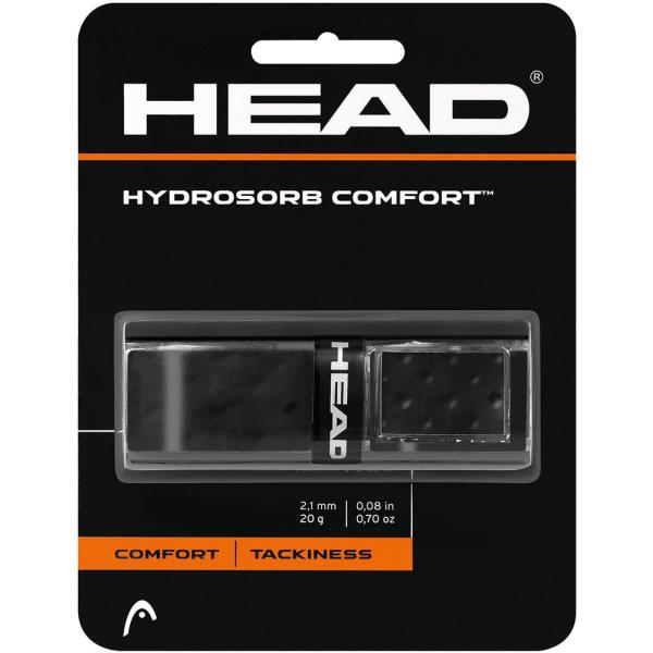 ヘッド HEAD HYDROSORB COMFORT グリップ 元巻き 2.1mm厚 パワー系 部活 クラブ活動 サークル  285313 BK　テニス　やや厚みを持たせたソフト・フィールの元巻きグリップ。2.1mm厚で衝撃も吸収。快適性を...