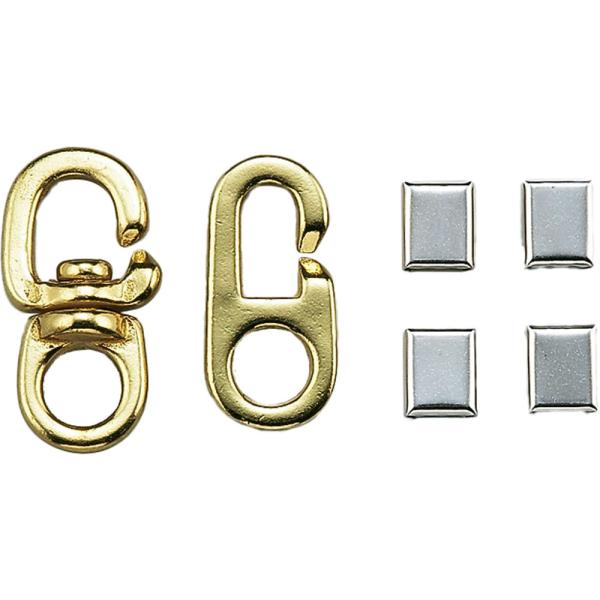 カネヤ KANEYA 国旗掲揚ロープ止金具 K-1650 学校体育器具 学校備品 運動会用品 運動会 体育 学校 幼稚園 式典 大会 開会式 閉会式  K1650　ロープに接続して使用します。