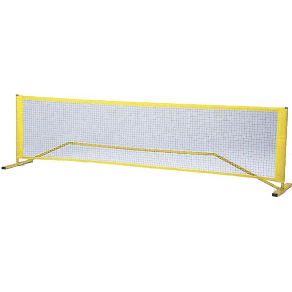 カネヤ KANEYA 【メーカー直送品】 ポータブルテニス&amp;バドミントン K-1893 バトミントン バド 器具 部活 クラブ 練習 体育 設備 備品  K1893　バドミントン 　ポール2本継ぎで高80cm・155cmの2段階仕様...