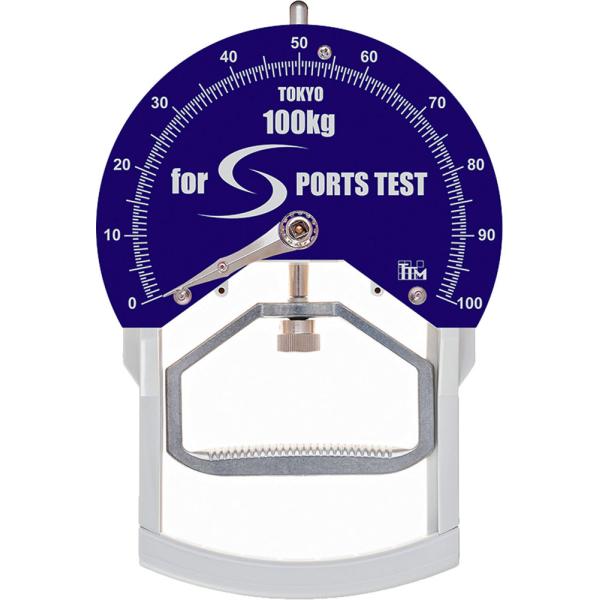 カネヤ KANEYA 握力計ST2 KH-690 学校 体育 部活動 授業 練習 備品 器具 用具 用品 スポーツテスト 体力測定 体つくり 目盛り 強力ポリカーボ樹脂 金属製  KH690　メモリを読むタイプの握力計です。