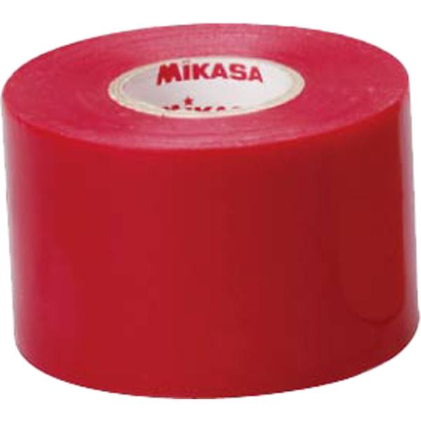 ミカサ MIKASA ラインテープ 50mm 幅 バレー・バスケット・ハンド・テニス・剣道・ドッジボール用 レッド 伸びるタイプ メンズ レディース 学校体育器具 部活 クラブ  LTV5025R　伸びるタイプのラインテープ。5cm幅の曲線...