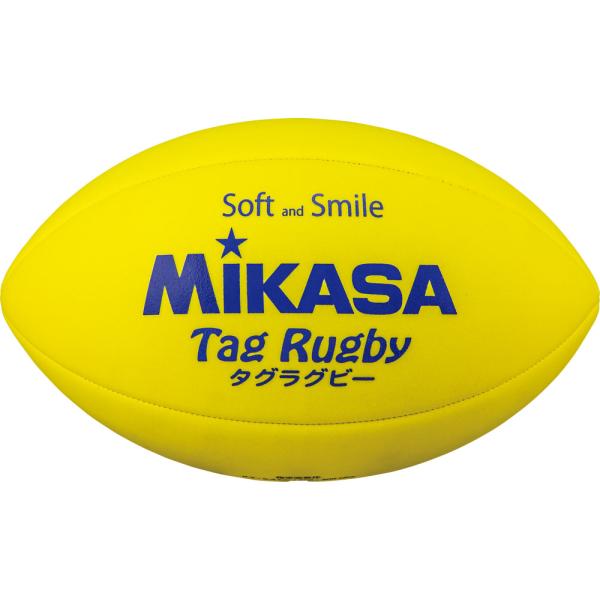 ミカサ MIKASA スマイル タグラグビーボール 小学生用 4号 体育 運動 部活 学校 練習 トレーニング 基本動作 基礎 体力向上 体力作り 扱いやすい キッズ ジュニア 子供  TRSY　表皮にEVAを使用した扱いやすいボール。グリ...