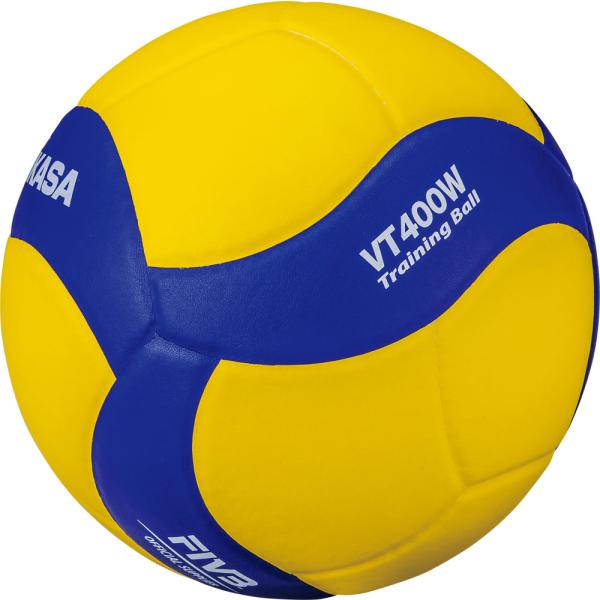 ミカサ MIKASA トレーニングボール 4号 ブルー×イエロー メンズ レディース 部活 クラブ トレーニング用 練習 自主練 個人練 練習ボール 練習球 トレーニング用品  VT400W　バレーボール 　体力作り、筋力アップに最適なトレ...