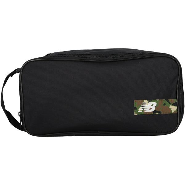 ニューバランス New Balance シューズケース バッグ 袋 靴 スパイク入れ 上履き 部活 クラブ ジム サッカー 陸上 バスケ バレー メッシュポケット フルジップ スポーツブランド  LAB55622　スパイクなどの収納にも対応...