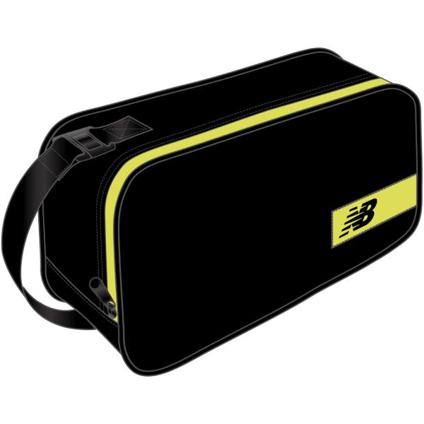 ニューバランス New Balance シューズケース バッグ 袋 靴 スパイク入れ 上履き 部活 クラブ ジム サッカー 陸上 バスケ バレー メッシュポケット フルジップ スポーツブランド  LAB55622　スパイクなどの収納にも対応...