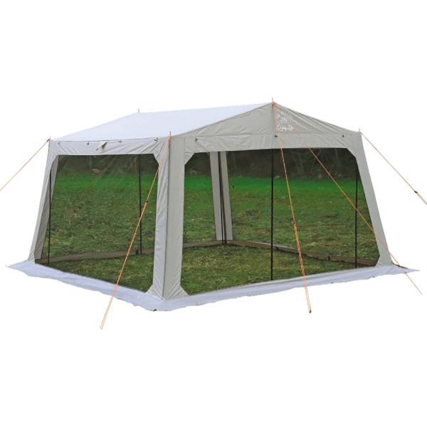 キャプテンスタッグ CAPTAIN STAG モンテ メッシュタープ スクエアタープ キャンプ BBQ バーベキュー 虫除け 虫よけ 雨よけ  UA1076　アウトドア　全面に1mmメッシュを装備し、いやな虫の侵入や日差しを防ぎ快適に過ごせ...
