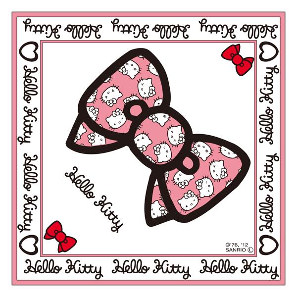 クールビット coolbit キティ・クールハンカチ キャラクター バンダナ ネッククーラー タオル 携帯 コンパクト 繰り返し使用可能 首筋 熱中症対策 サンリオ 暑さ対策 冷感 涼感  HCHKTR WHT　水が蒸発する際の気化熱を利用...