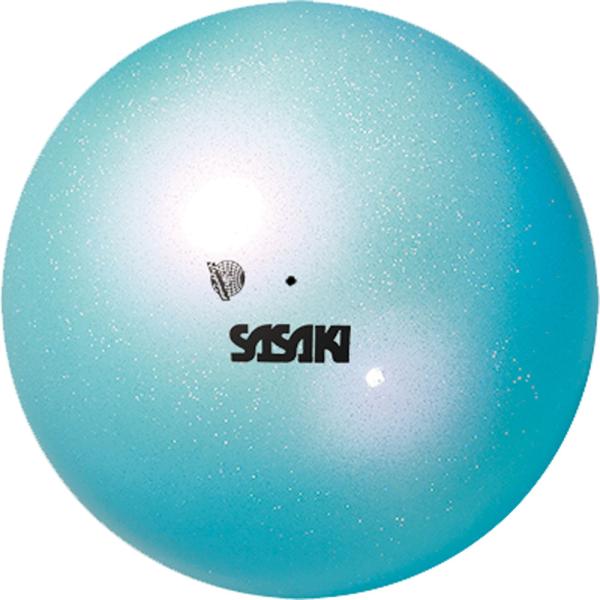 ササキ SASAKI オーロラボール M-207AU-F 径18.5cm F.I.G.認定品 手具 光沢 輝き 部活 練習 トレーニング 大会 試合 発表会 新入部員 演技 ダンス  M207AUF LIBU　新体操　吸い付くように手になじ...