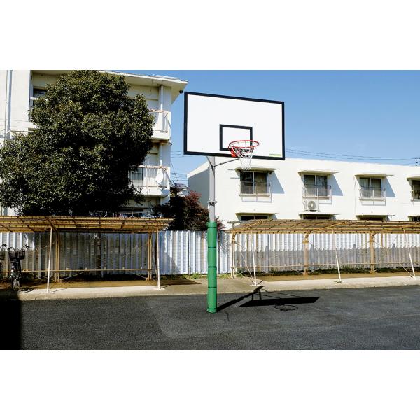 三和体育 バスケット防護マット 単柱用  S0322　バスケット　ガッチリ止まるDカンベルト式。