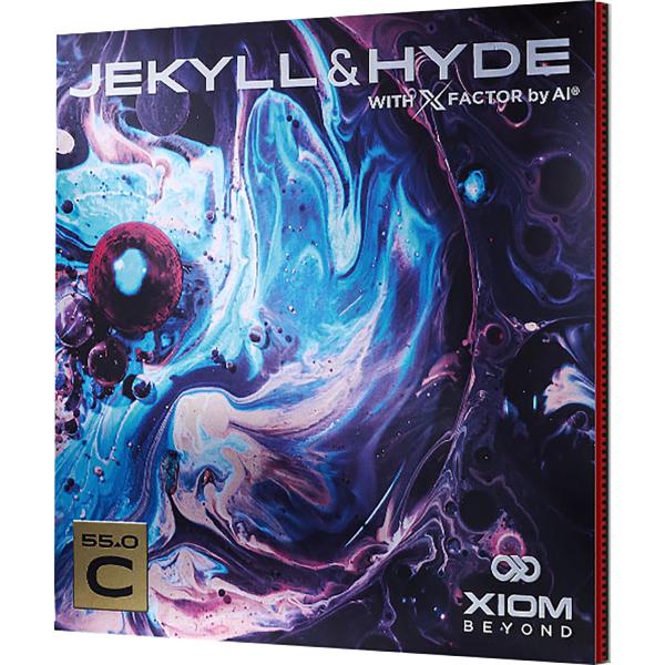 エクシオン XIOM ジキル&amp;ハイド C55.0 ラバー 裏ソフト 微粘着  11231　卓球　誰もが絶賛する最新最強の微粘着ラバー。ウーゴ・カルデラノを筆頭に、XIOM契約選手の多数がフォア面に使用。中国式粘着ラバーを凌駕する回転...