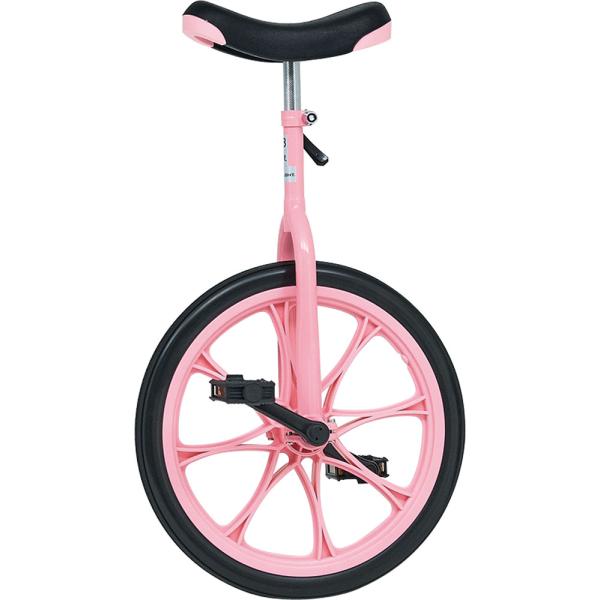 トーエイライト TOEI LIGHT ノーパンク一輪車18 学校体育器具 一輪車 ノーパンク一輪車 ゴムタイヤ一体型 教材 ゴムタイヤ一体型 高強度ポリプロピレンホイール 安心設計 児童 ピンク  T1161P　メンテナンスが楽なゴムタイヤ...