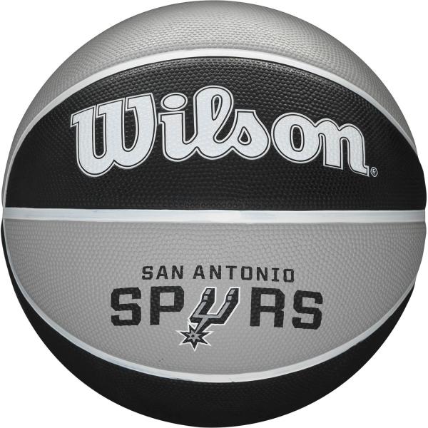 ウイルソン Wilson NBA TEAM TRIBUTE バスケットボール SAN SPURS 7号球 サンアントニオ スパーズ 男子用 中学 高校 大学 社会人 部活動 サークル  B1300XBSAN　バスケット　NBA各チームのロゴ...