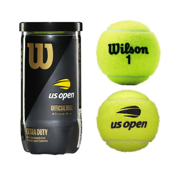 ウイルソン Wilson USオープン・エクストラ・デューティ US OPEN EXTRA DUTY テニスボール 硬式 1缶2球入り ITF公認 USTA公認 JTA公認 部活 試合  WRT1000J　テニス　世界最高峰のUS OPEN...