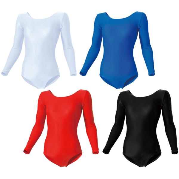 ウンドウ wundou 女子体操レオタード長袖 レディース S〜XL 吸汗 速乾 体操競技 新体操 ウェア トップス レオタード ロングスリーブ 高校 大学 体操部 部活 ハイレグ  P520　新体操　ナイロン84、ポリウレタン16の吸汗速...