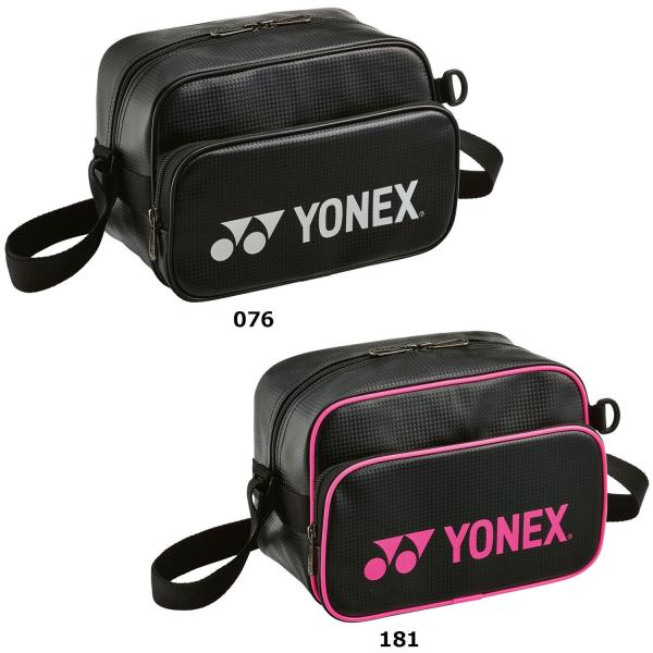 ヨネックス YONEX ショルダーバッグ バック カバン 正面ポケット 肩掛け 斜め掛け ホルダー 小物入れ 携帯 ロゴ 観戦 普段使い 移動 部活 クラブ サークル スクール チーム  BAG25SB　テニス　フロントポケットにロゴがデザ...