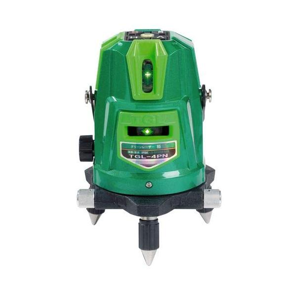 「商品情報」「主な仕様」光源:ダイレクトグリーンレーザー。波長:520nm。光出力:ライン1mW以下(クラス2M)。制動方式:マグネットダンパー方式。電源:乾電池/AC/リチウム電池(3電源方式)。