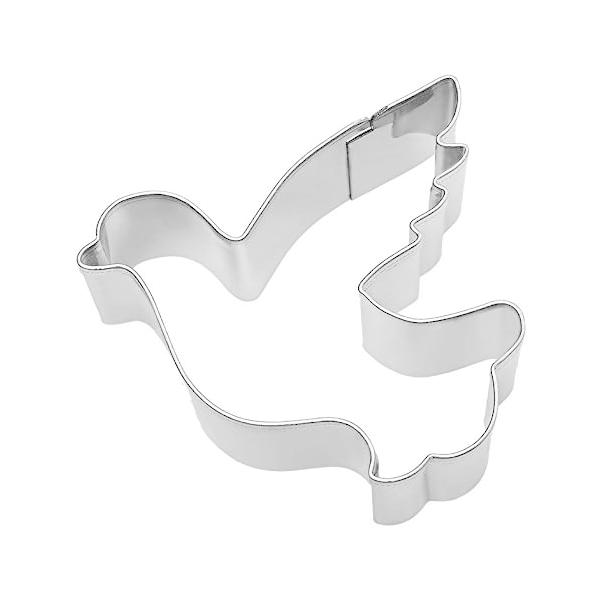 ドイツBIRKMANN社のクッキー用型（鳩、はと、鳥型B）です。アイシングなどのデコレーションクッキーにおすすめの、可愛らしいデザイン型です。クッキー以外にも、スライスチーズや薄焼き卵、ハムなど、様々な食材にお使いいただけます。サイズ：6×...