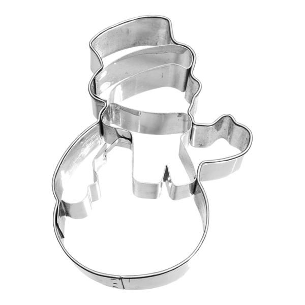 ドイツBIRKMANN社のクッキー用型（スノーマン、雪だるま型A）です。アイシングなどのデコレーションクッキーにおすすめの、可愛らしいデザイン型です。クッキー以外にも、スライスチーズや薄焼き卵、ハムなど、様々な食材にお使いいただけます。サイ...