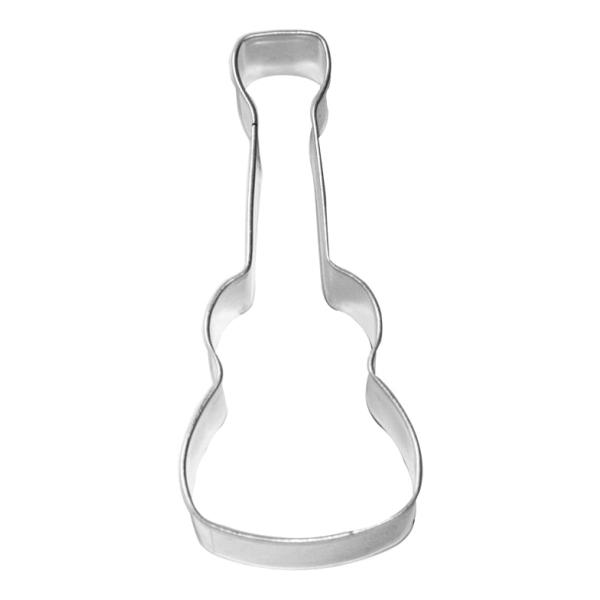 ドイツBIRKMANN社のクッキー用型（ギター型）です。アイシングなどのデコレーションクッキーにおすすめの、可愛らしいデザイン型です。クッキー以外にも、スライスチーズや薄焼き卵、ハムなど、様々な食材にお使いいただけます。サイズ：約8×4cm...