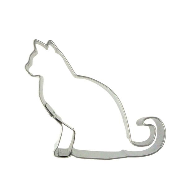 ドイツBIRKMANN社のクッキー用型（猫型 、おすわりC）です。アイシングなどのデコレーションクッキーにおすすめの、可愛らしいデザイン型です。クッキー以外にも、スライスチーズや薄焼き卵、ハムなど、様々な食材にお使いいただけます。サイズ：約...