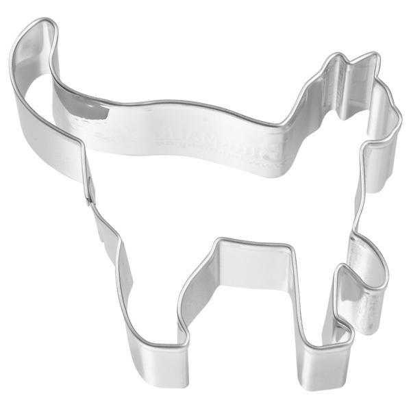 ドイツBIRKMANN社のクッキー用型（ねこ・散歩型）です。アイシングなどのデコレーションクッキーにおすすめの、可愛らしいデザイン型です。クッキー以外にも、スライスチーズや薄焼き卵、ハムなど、様々な食材にお使いいただけます。サイズ：約6.5...