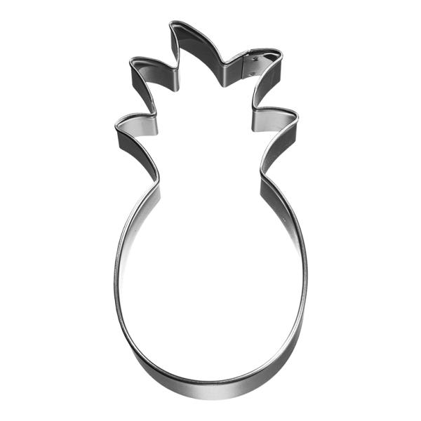 ドイツBIRKMANN社のクッキー用型(パイナップル型)です。アイシングなどのデコレーションクッキーにおすすめの、可愛らしいデザイン型です。クッキー以外にも、スライスチーズや薄焼き卵、ハムなど、様々な食材にお使いいただけます。サイズ：約9....