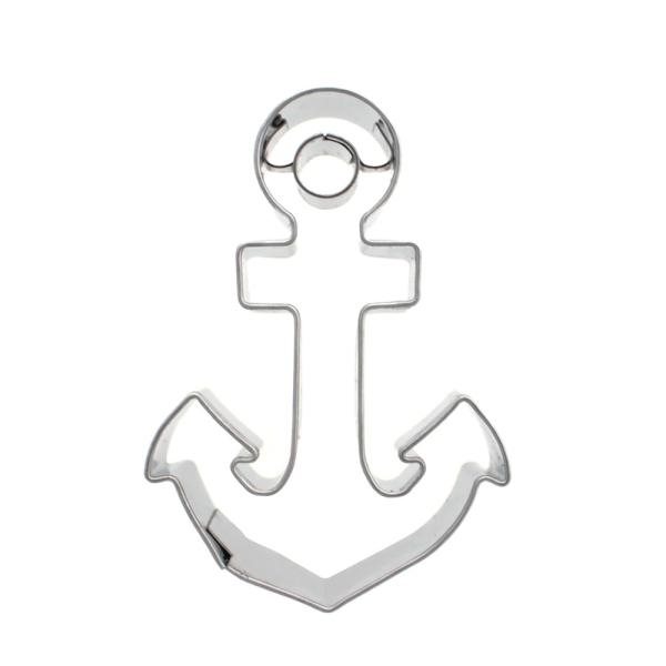 ドイツBIRKMANN社のクッキー用型（錨型B）です。アイシングなどのデコレーションクッキーにおすすめの、可愛らしいデザイン型です。クッキー以外にも、スライスチーズや薄焼き卵、ハムなど、様々な食材にお使いいただけます。サイズ：約5.5×4c...