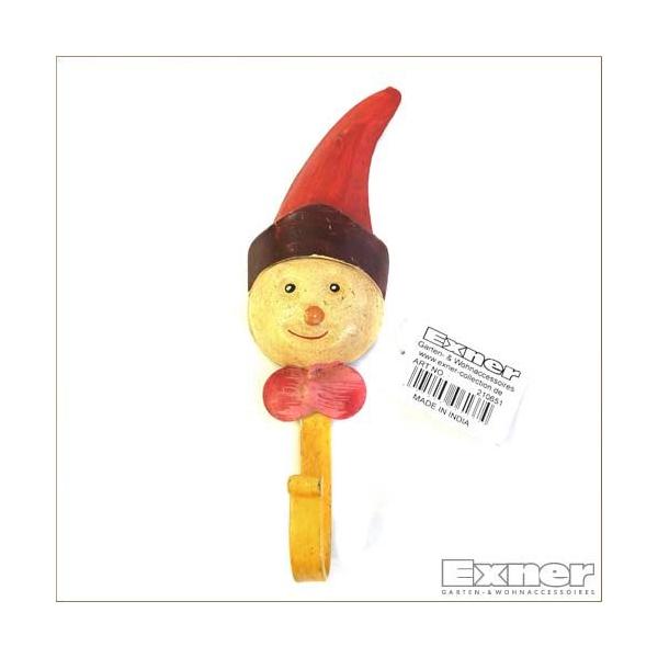 ドイツExner社の、ブリキ製の壁掛けフックです。お洒落で可愛らしいアンティーク風のデザイン。裏側の穴にねじなどをひっかけてお使いいただくタイプです。※アンティーク風デザインの為、塗装や傷、欠けなどのヴィンテージ加工が施されております。一点...