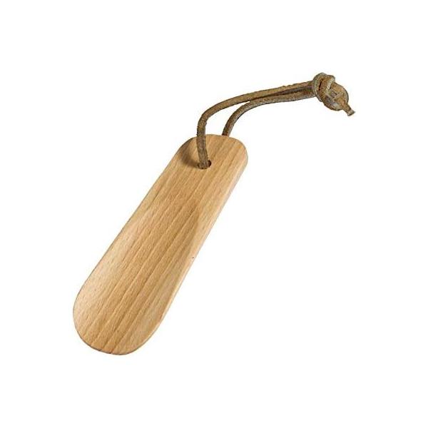 REDECKER社の靴べらです。革紐がついたシンプルなデザインが魅力です。サイズ：全長約11cm/最大幅約4cm革紐のフリンジ約10cm*モニターにより,色の見え方が実際の商品と異なることがございます。◆ポスト投函の日本郵便クリックポスト配...