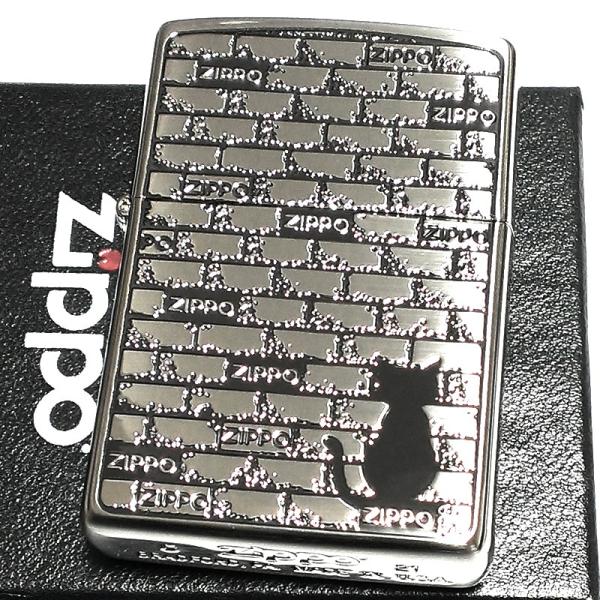 【BRICK CAT ZIPPO】ネコちゃんがちょこんと座る姿がたまらないZIPPOライター。両面にレンガの彫刻デザインと黒差しを施しており、さりげなく散りばめられたZIPPOロゴも、非常にお洒落な仕上がりです。猫ちゃんの可愛さ溢れるジッポ...