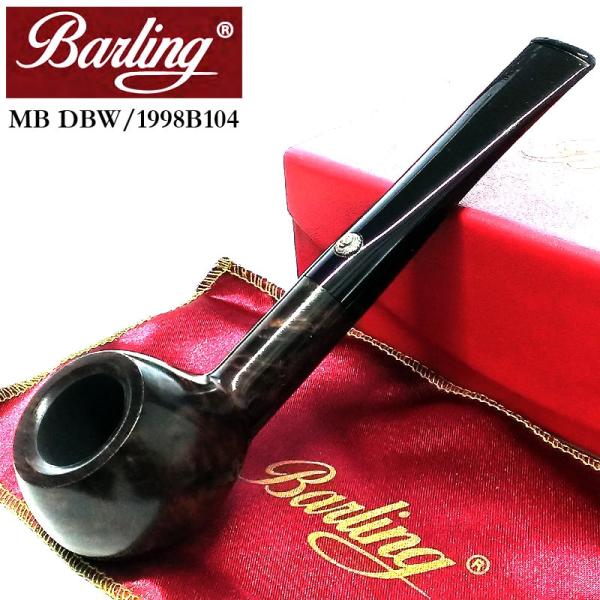 「Barling Pipes MB DBW」バーリングパイプならではのスターリングシルバーのライオンが輝く高級パイプです。ボウルには天然木を使用しており、スムース仕上げの木目が美しい仕上がり。バーリングは全てのパイプのステムにスターリングシ...