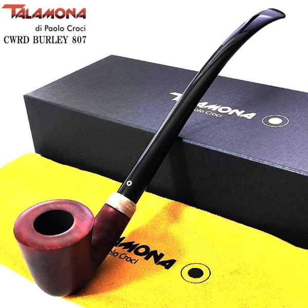 「TALAMONA Pipes CWRD BURLEY 807」「タラモナ パイプ」作家のパオロ・クロッシによるイタリア製ハンドメイドパイプです。ボウルには天然木を使用しており、スムース仕上げの木目が美しい仕上がり。ひたすら長い吸い口が特徴...