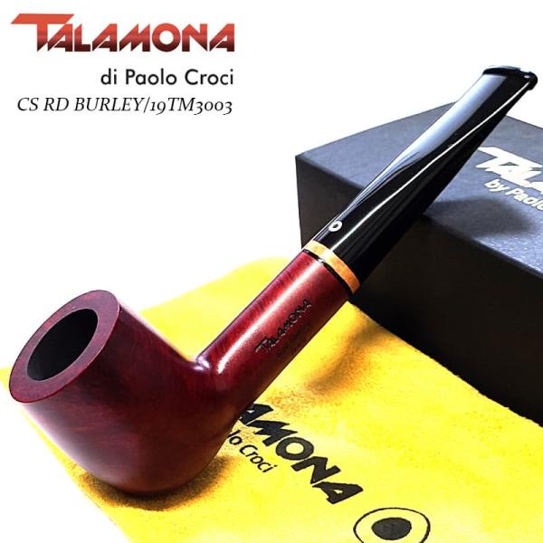 「TALAMONA Pipes CS RD BURLEY 806」「タラモナ パイプ」作家のパオロ・クロッシによるイタリア製ハンドメイドパイプです。ボウルには天然木を使用しており、スムース仕上げの木目が美しい逸品。コリネーリオ・タラモナの再...