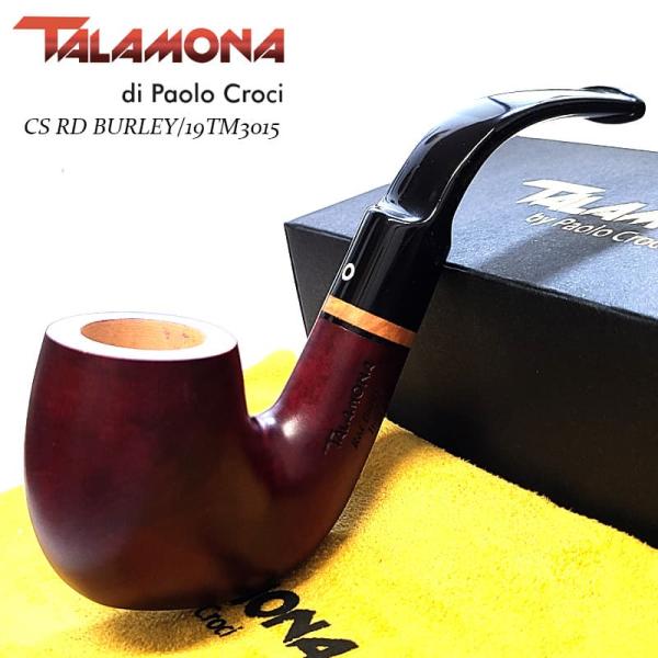 「TALAMONA Pipes CS RD BURLEY 901」「タラモナ パイプ」作家のパオロ・クロッシによるイタリア製ハンドメイドパイプです。ボウルには天然木を使用しており、スムース仕上げの木目が美しい逸品。コリネーリオ・タラモナの再...