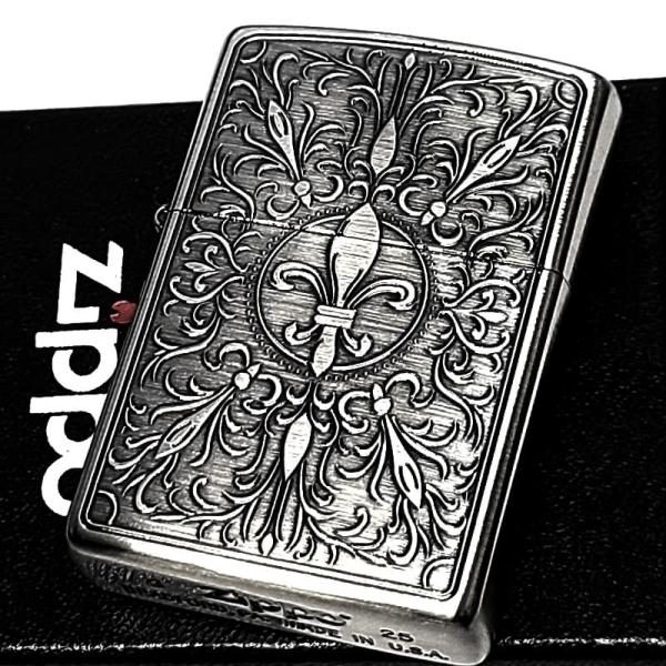 「Lily Classic ZIPPO」重厚感と気品を兼ね備えた、ユリモチーフのZIPPOライターです。銀古美仕上げのボディに繊細な彫刻が施されており、中央にはユリの紋章が大きくデザインされたクラシカルで存在感のあるデザインです。また、ユリ...