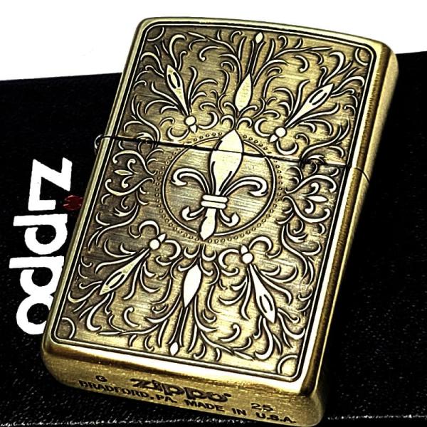「Lily Classic ZIPPO」重厚感と気品を兼ね備えた、ユリモチーフのZIPPOライターです。真鍮古美仕上げのボディに繊細な彫刻が施されており、中央にはユリの紋章が大きくデザインされたクラシカルで存在感のあるデザインです。また、ユ...