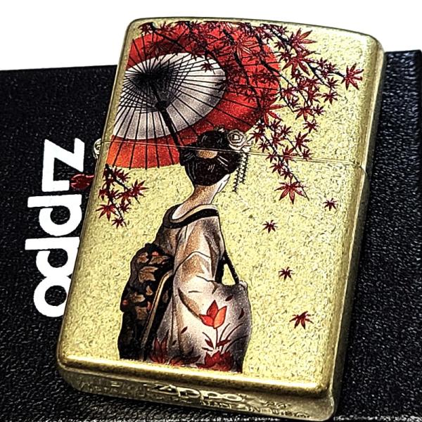「舞妓 ZIPPO」紅葉と舞妓さんの後ろ姿がデザインされた日本らしい和柄ZIPPOライターです。長年使い込まれたかのようなユーズド加工と繊細に描かれた舞妓の組み合わせが、日本の古き良き「和」が息づくノスタルジックな雰囲気を感じさせます。また...