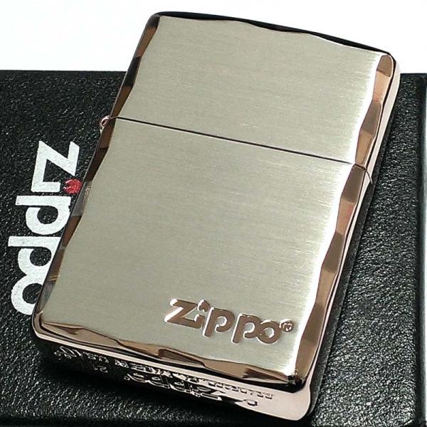 「アーマーZIPPO　ロゴデザイン」重みのあるアーマージッポのコーナー彫刻モデル。ダイヤモンドのようなコーナーカットにより、光の反射を放つ大変綺麗な逸品です。さりげない表面のZIPPOロゴがお洒落♪通常のzippoジッポーライターに比べ、重...