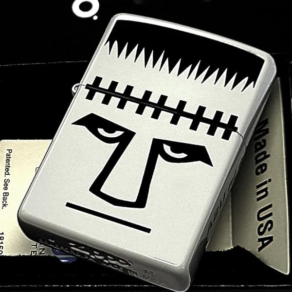 「2012年製 Horror ZIPPO」鋭い眼差しが光る、フランケンZIPPO。ホラー映画のワンシーンを切り取ったような、フランケンモチーフの2012年製ZIPPOライターです。2012年製のZIPPOで、現行品にはない雰囲気とコレクショ...
