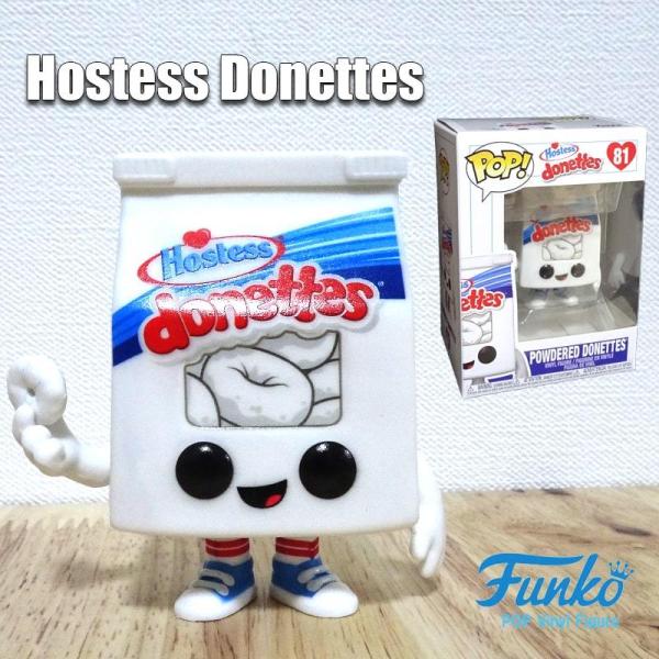 「FUNKOフィギュア Hostess Donettes」アメリカの TOY メーカー FUNKO のから企業キャラシリーズのビニールフィギュアです♪POP! 特有のデフォルメされたデザインがとっても Cute なホステス【パウダードーナツ...