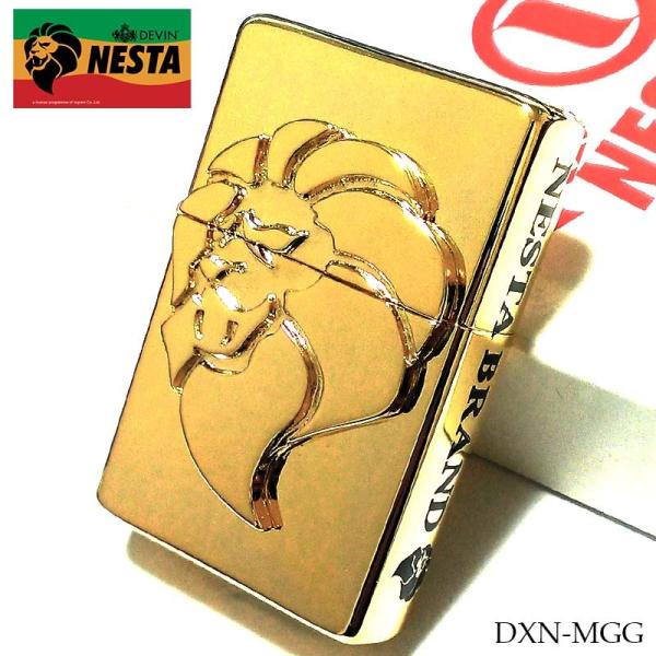 「NESTA メタル オイルライター」レゲエ系ファッションブランド「ネスタ」と「DEVIN」のコラボの日本製オイルライターです。ゴールドの本体には存在感抜群のメタルを貼り付けており、高級感溢れる仕上がりとなっております。プレゼントにもいかが...