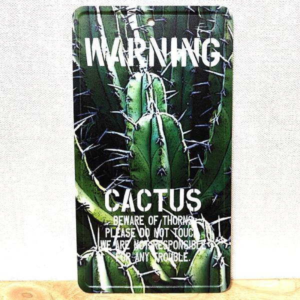 「GADEN SIGN PLATES CACTUS」アルミの板にプリントしたメッセージサインです。今、流行のガーデニングにワンポイント演出するプレートこのプレートを植物と絡める事で、廻りと差別化できるアメリカンスタイルになります。アルミ製な...