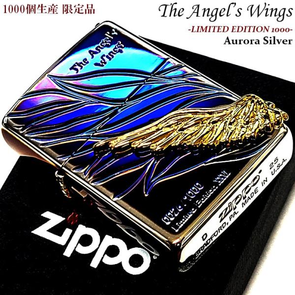 「エンジェルウィング 2026年シーズン 限定モデルZIPPO」人気のエンジェルウィングシリーズの2026年シーズンの限定ジッポーが登場しました！オーロラシルバーの本体に3面にわたって大胆にデザインされたブラックウィングメタルが存在感抜群で...