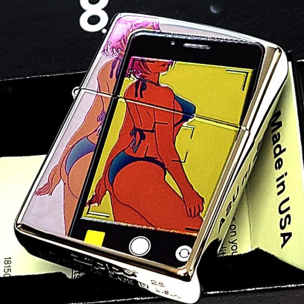 「Sexy Shot ZIPPO」大胆な存在感―― 一瞬で惹きつけるビビッドな魅力。ニッケルミラー仕上げの美しい反射に、セクシーな女性がデザインされたZIPPOライター。鮮やかなカラーリングで描かれたグラマラスな彼女が、ニッケルミラーの輝き...