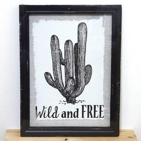 「木製看板 ”カクタス”」可愛らしいサボテンがデザインされたおしゃれな木製看板です。お店の飾りにもいかがでしょうか？ずっと貼られていたかのように汚れている見えますが実際には汚れておりませんので、お部屋を汚すことなく飾っていただけます。ポップ...