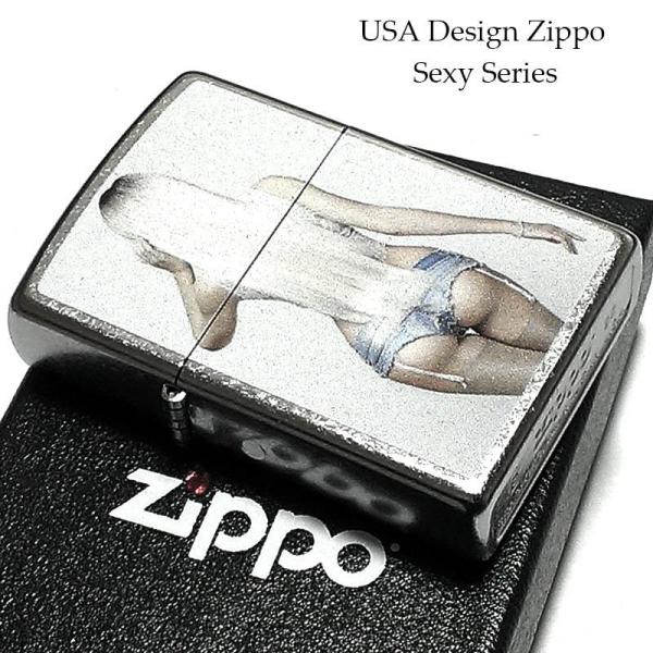 【Long Blonde Hear　ZIPPO】USAデザインのセクシーシリーズZIPPOライターです。日本ではなかなかない珍しいデザインで目立つこと間違いなしです！シルバーの本体に大きくセクシーなデザインがプリント塗装加工されており、通常...