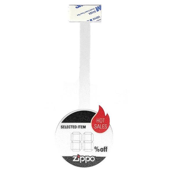 「ZIPPO社 POP ステッカー」ZIPPO社正規ライセンス品のステッカーです！こちらは非売品ですのであまり手に入らないレアなアイテムです。吊り下げタイプとなっており、壁やカウンターなどいろいろな場所に貼ってお使いいただけます。お店のPO...