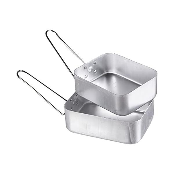 ・イギリス陸軍オリジナルのMess Tin メスキットを忠実に再現した製品です。・大と小のMess Tinで構成され、二つの鍋は一つに収納できます。各々折り畳み式のハンドルが付いています。・非常に軽量でコンパクトに収納でき携帯性に優れていま...