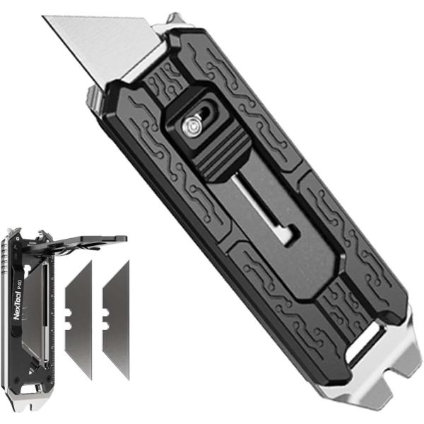 ■NexTool Explorer E20ブレードのクイック交換機構、スマートな収納設計、そして多機能EDCツールを融合した、再設計のユーティリティナイフです。1台に9つの機能を搭載し、日常使用からDIY作業、アウトドアまで幅広いシーンに対...