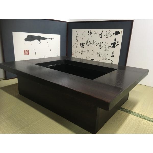 　ちび囲炉裏　　サイズ　600X800X280mm　　　　　　　　材質　　テーブル　天然木（杉）　　　　　　　　　　　　炉　　　　鉄(耐熱　500℃）　　　　　　　　重量　　10〜15kg　灰　　　　　12リットル(四国、九州の鰹節製造時に...